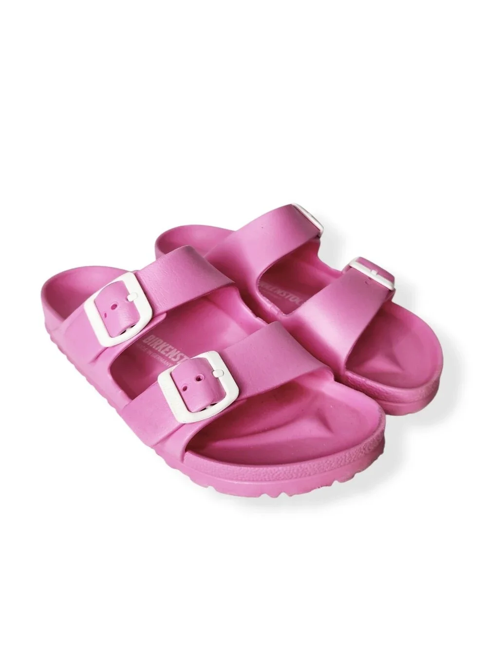 Birkenstock | Shoes | Birkenstock Arizona Candy Pink Doublebuckle Eva ...